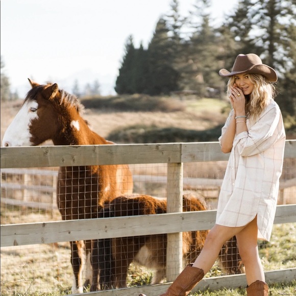 JACKSON | Dresses | Jackson Rowe Beau Dress Sandcastle Plaid | Poshmark